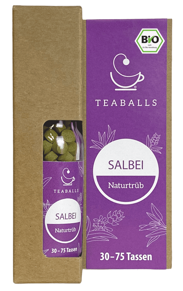 Salbei Tee Kaufen Mit Naturtrübem TEABALLS Ohne Beutel – Teaballs